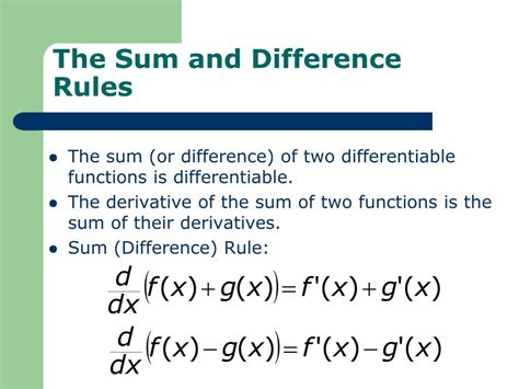 PPT Section 2 2 Basic Differentiation Rules And Rates Of Change PowerPoint Presentation ID