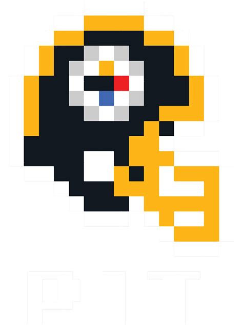 Pittsburgh Steelers Tecmo Super Bowl Football Helmet Inspire Uplift