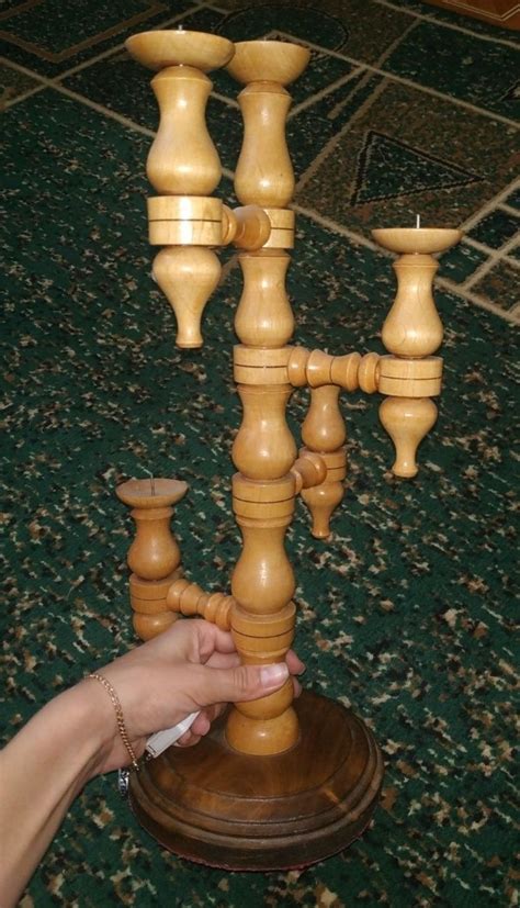 Підсвічник деревяний свічник 350 грн Освітлення Кропивницький на Olx