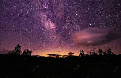 저녁 의 아름 다운 밤하늘 사진 배경 저녁 의 아름 다운 별빛 사진 소재 우주 우주 배경 배경 일러스트 및 사진 무료