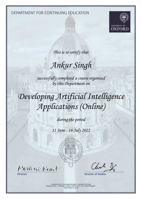 Ankur Singh On Linkedin Developing Artificial Intelligence Applications • Ankur Singh • University