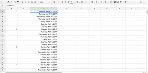 Increase 1 Increment Every X Rows On Google Sheets Web Applications