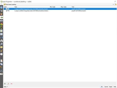Labeling QGIS Rule Based Labelling Base On Active Map Layers Geographic Information Systems