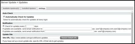Server Update Updates Coldfusion Tuning Guide