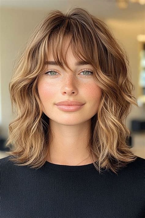 35 Medium Bob Haircuts That Are Always In Style Layered Bob With Soft