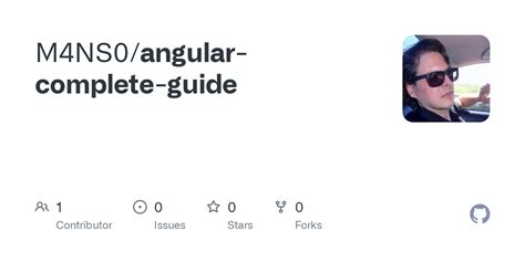 GitHub M4NS0 Angular Complete Guide
