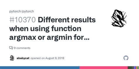different results when using function argmax or argmin for data type