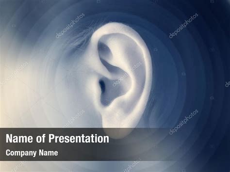 Sound Of Waves PowerPoint Template Sound Of Waves PowerPoint Background