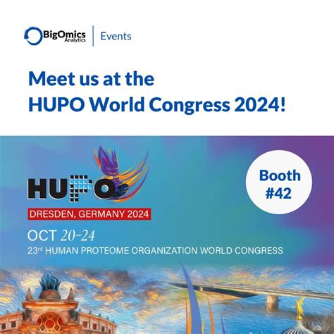 Hupo2024 Proteome Proteomics Massspectrometry Massspec Icms Bigomics Analytics
