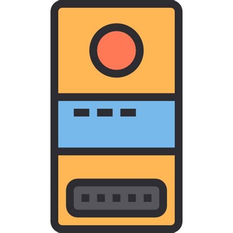 Cpu Tower Itim Lineal Color Icon