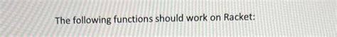 Show This Function Code In Racket Answer This