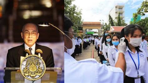 ព្រះមហាក្សត្រ និង ហ្លួង ម៉ែ ព្រះរាជទាន៤០ម៉ឺនដុល្លារ ទប់ស្កាត់ កូវីដ ១៩ ជាមួយ រដ្ឋាភិបាល Tnaot