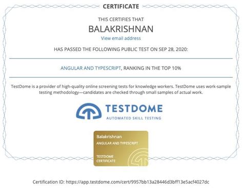 Angular And Typescript Balakrishnan Ganesan