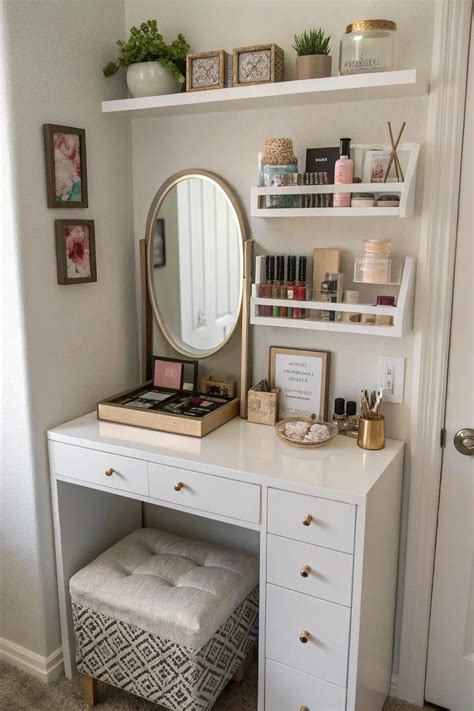 Maximize Your Small Space With Stylish Makeup Vanity Ideas