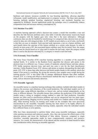Intrusion Detection System IDS Development Using Tree Based Machine