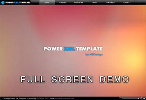 power xml template download and review