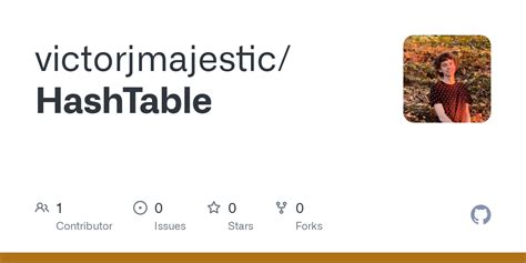 Github Victorjmajestichashtable