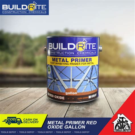 Buildrite Metal Primer Red Oxide Quality Lead Free Oil Based Rust
