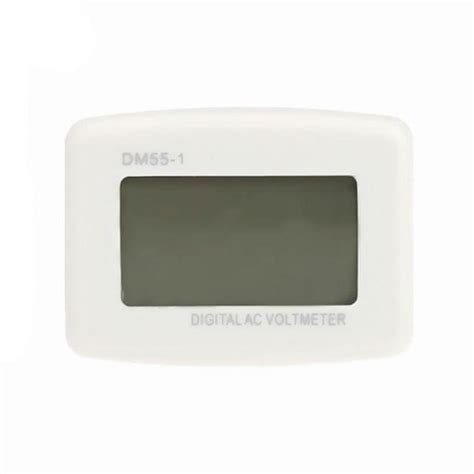 Digital Voltmeter LCD Display LCD Voltmeter Plug Type Electric Meter EU Plug Digital Voltmeter