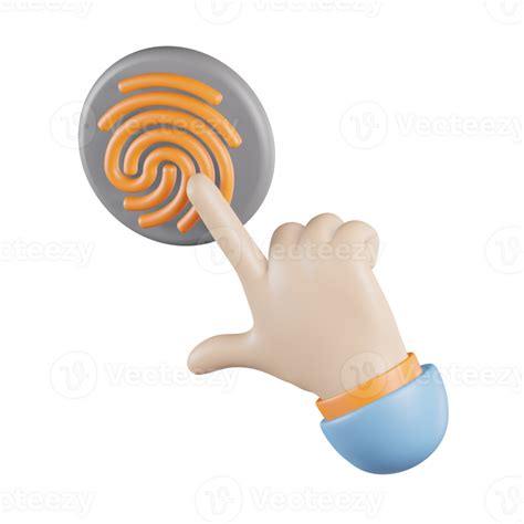 Finger Biometric Scan 3d Icon 52075111 Png