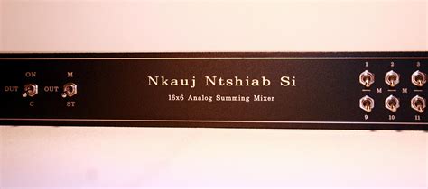 Passive Summing Boxes VintageMaker