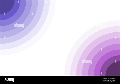 Purple Spectrum Circles Corners Frame Border Background With Empty Space For Text Stock Vector