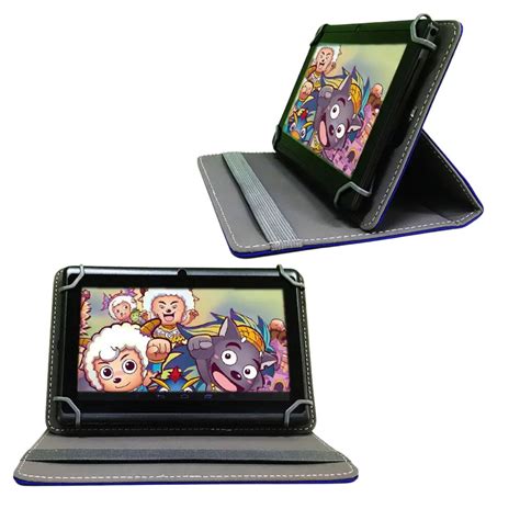 Capa Roxa Giratória Ptablet 7 Polegadas Película De Vidro Daicommerce Loja De Acessórios