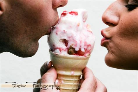 Ice Cream Kiss Ice Cream Wedding Portraits Dream Dates
