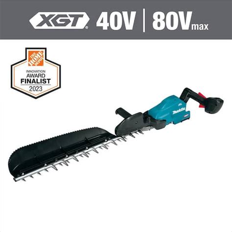 Makita Xgt 40v Max Brushless Cordless 24 In Single Sided Hedge Trimmer Tool Only Ghu04z The