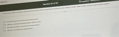Solved Edition 1question 63 ﻿of 107this Question 1you