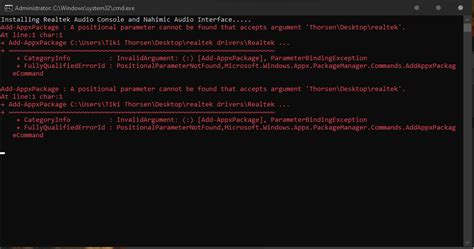 Error Installing The Uwp Bundle Issue Shibajee Realtek Uad Nahimic Mod Github