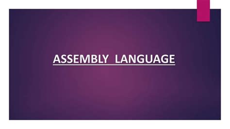 Assembly Language Example With Mapping From C To Assembly Pptx Programming Languages