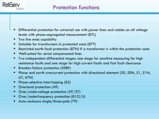 SD Universal Differential Protection Relay PDF Telecommunications Industry Industries