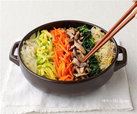 서진이네2 돌솥비빔밥 만들기 레시피 약고추장 나물 비빔밥 재료 비건 음식 요리 네이버 블로그