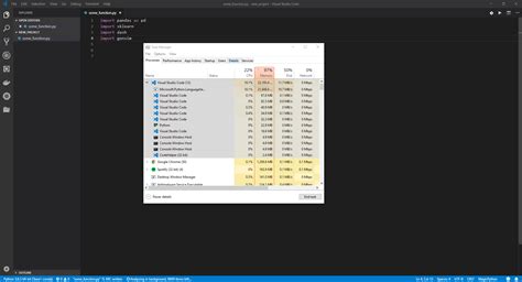 high memory usage · issue 832 · microsoft python language server · github