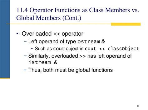 Operator Overloading String And Array Objects Ppt Download