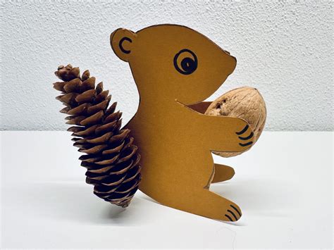 Eichhörnchen Basteln Schritt Für Schritt Anleitung Für Kinder