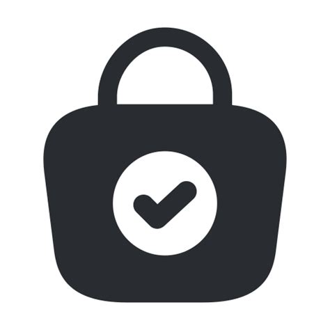 Bag Tick User Interface And Gesture Icons