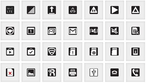 Android Status Bar Icons 58 Off