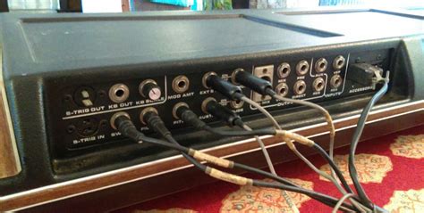 Matrixsynth 1975 Moog Polymoog Keyboard Synthesizer Model 203a W Orig 285a Foot Controller