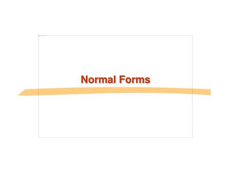 ppt normal forms powerpoint presentation free download id 2780192