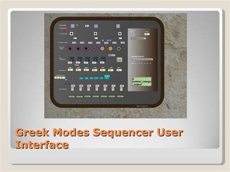 Algorithmic Music Design Using Max Msp PPT