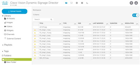 Release 6 1 Cisco Vision Dynamic Signage Director Operations Guide Getting Started With Cisco