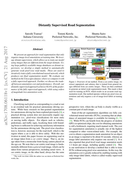 Pdf Distantly Supervised Road Segmentation