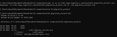 Pwned Labs Aws S3 Enumeration Basics Ayushs Blog
