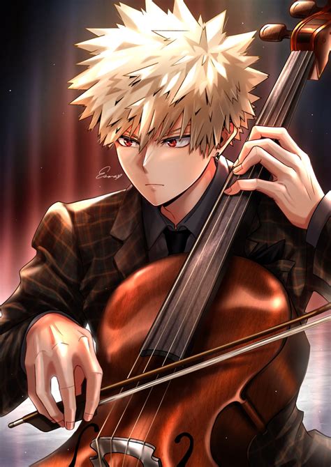 Safebooru 1boy Absurdres Bakugou Katsuki Black Necktie Blonde Hair