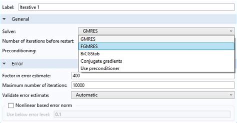 Using Iterative Solvers In Comsol To Solve Large Acoustics Problems Fuyangs Blog