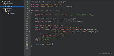 Qt Creator中，针对quick项目使用chartview导致程序崩溃1在qt Creator中新建quick项 掘金