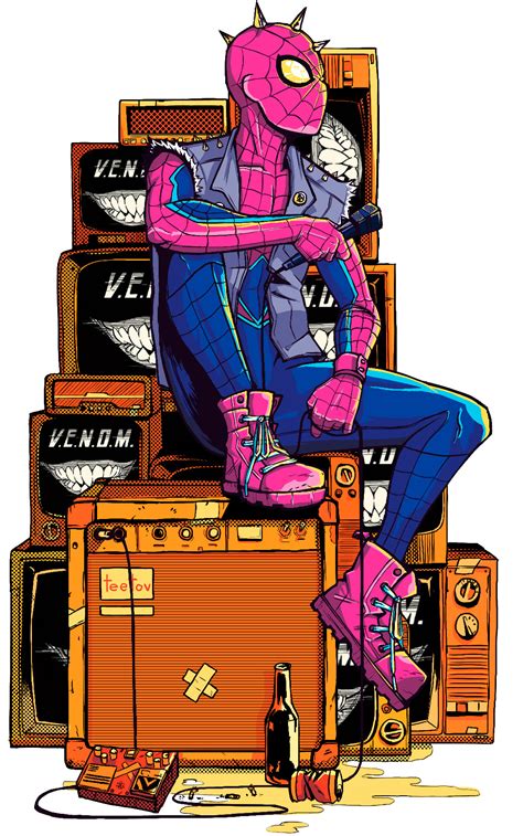 Roman Titov — Spider Punk From Spider Verse 2