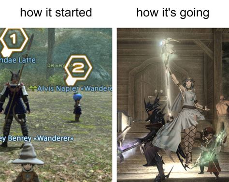 Me And My Friends Started Ffxiv About Seven Months Ago And We Took A Look Back At Our Recent